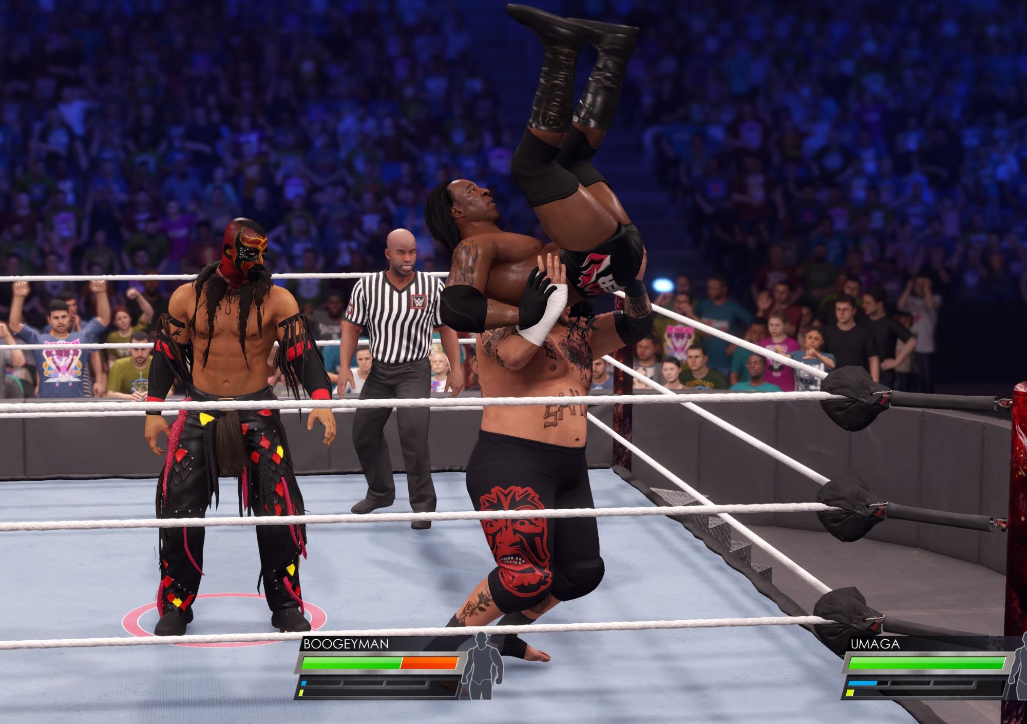 잇츠 타임!!! 베이더 타임!!!!! | WWE 스맥다운 대 로우 2011