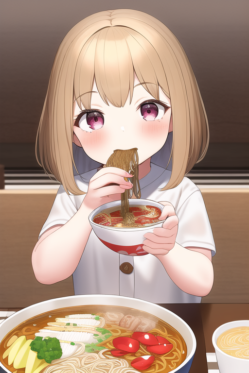 AI로 그린 라면 먹는 캐릭터들.jpg | 유머 게시판 | RULIWEB