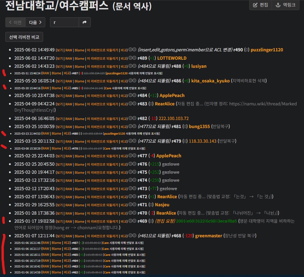 ㅇㅂ 나무위키 보는데 이거 이상한 것 맞지