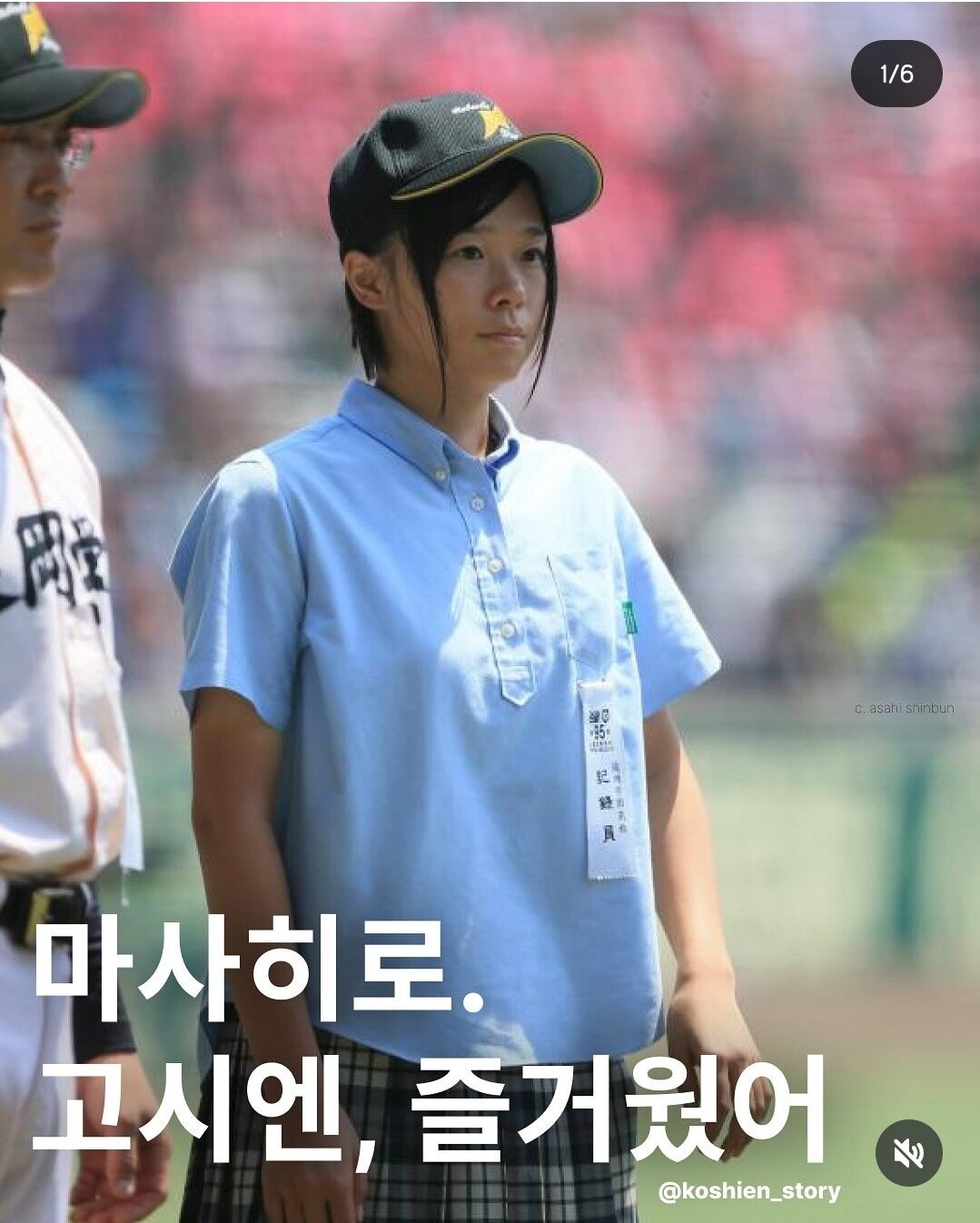 고시엔의 꿈과 현실을 한짤로