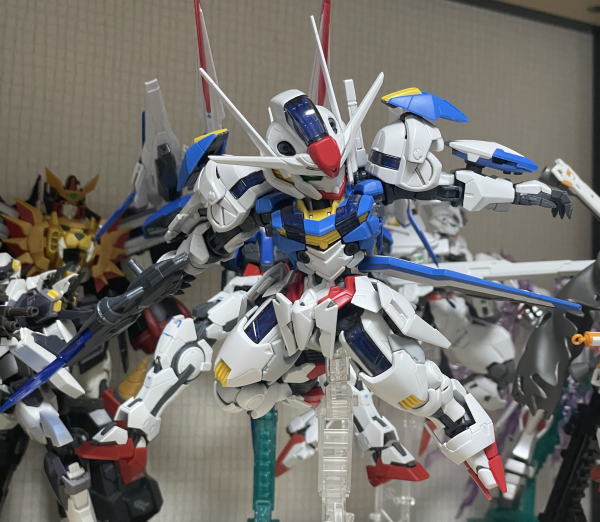 MGSD 에어리얼 빔파츠가 HG 공용이라서