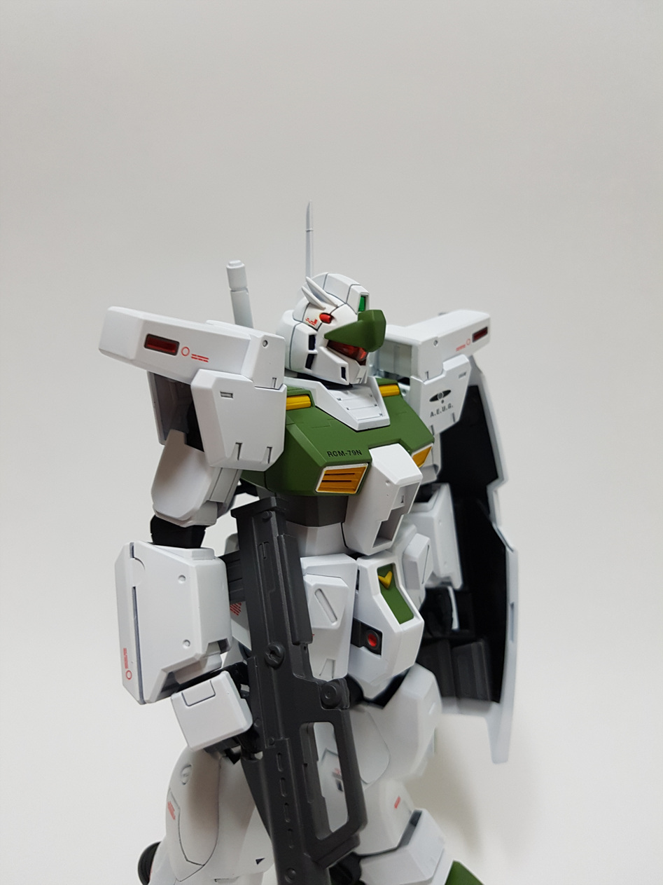 MG 짐 커스텀 에우고 컬러 (RGM-79N GM CUSTOM AEUG) | 프라모델 캐릭터모형 갤러리