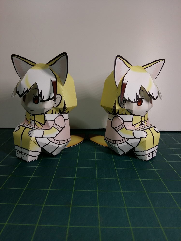 케모노 프렌즈 SD모음verMUUMIN CRAFT 완성종이모형