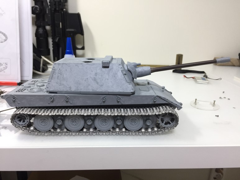 1/35 어뮤징하비 E-100 tank RC개조(영상) | R/C 갤러리 rc