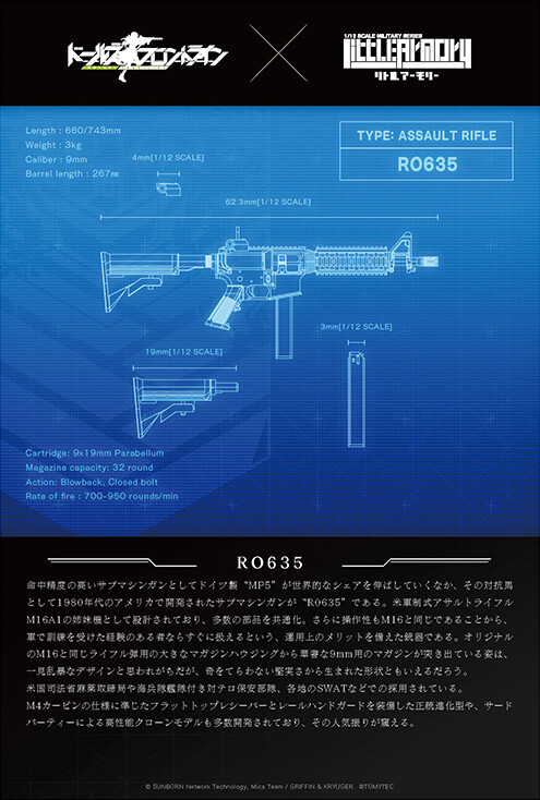 [토미텍] Little Armory 애니 소녀전선 R0635 타입 조립 설명서 | 프라모델 정보