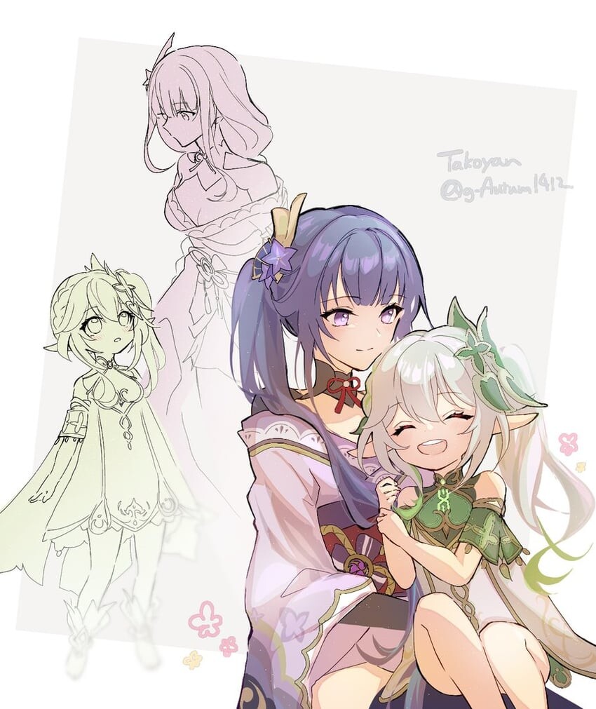 원신)라이덴과 나히다.manwha | 유머 게시판 | RULIWEB