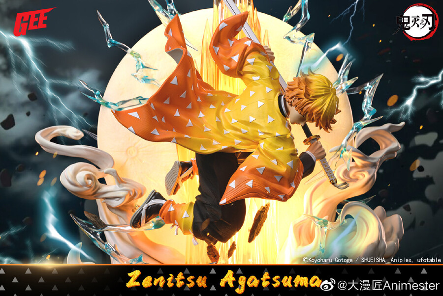 Animester 귀멸의 칼날 아가츠마 젠이츠 벽력일섬