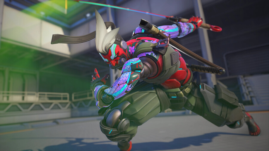 [ 4K UHD ] 오버워치2 신화 겐지 사이버 악마 스킨 리뷰 무과금 80레벨 | 게임 스샷 게시판