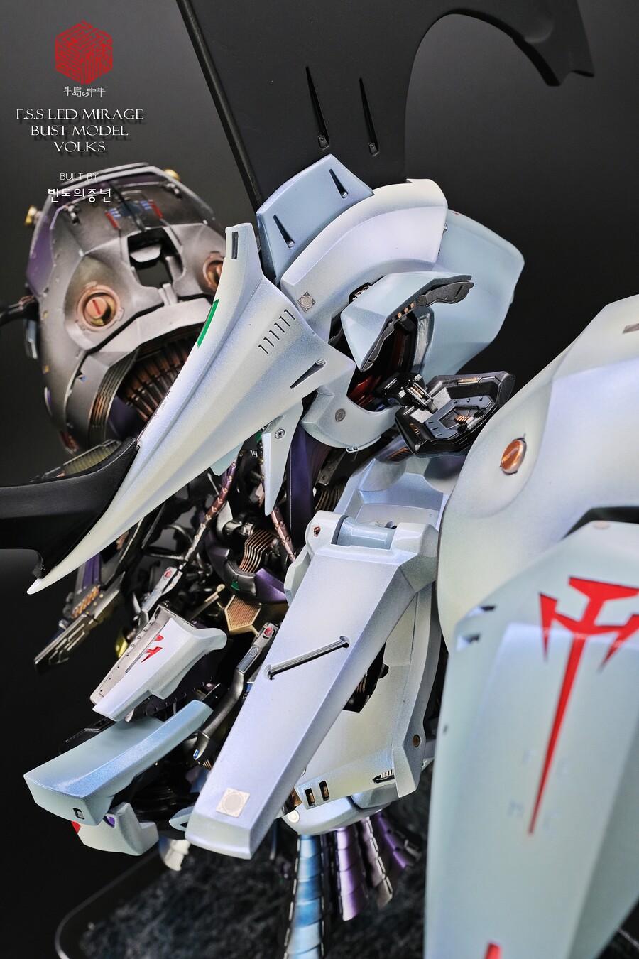 FSS led mirage 레드미라지1/32 흉상 풀레진 반반 | 프라모델 캐릭터모형 갤러리