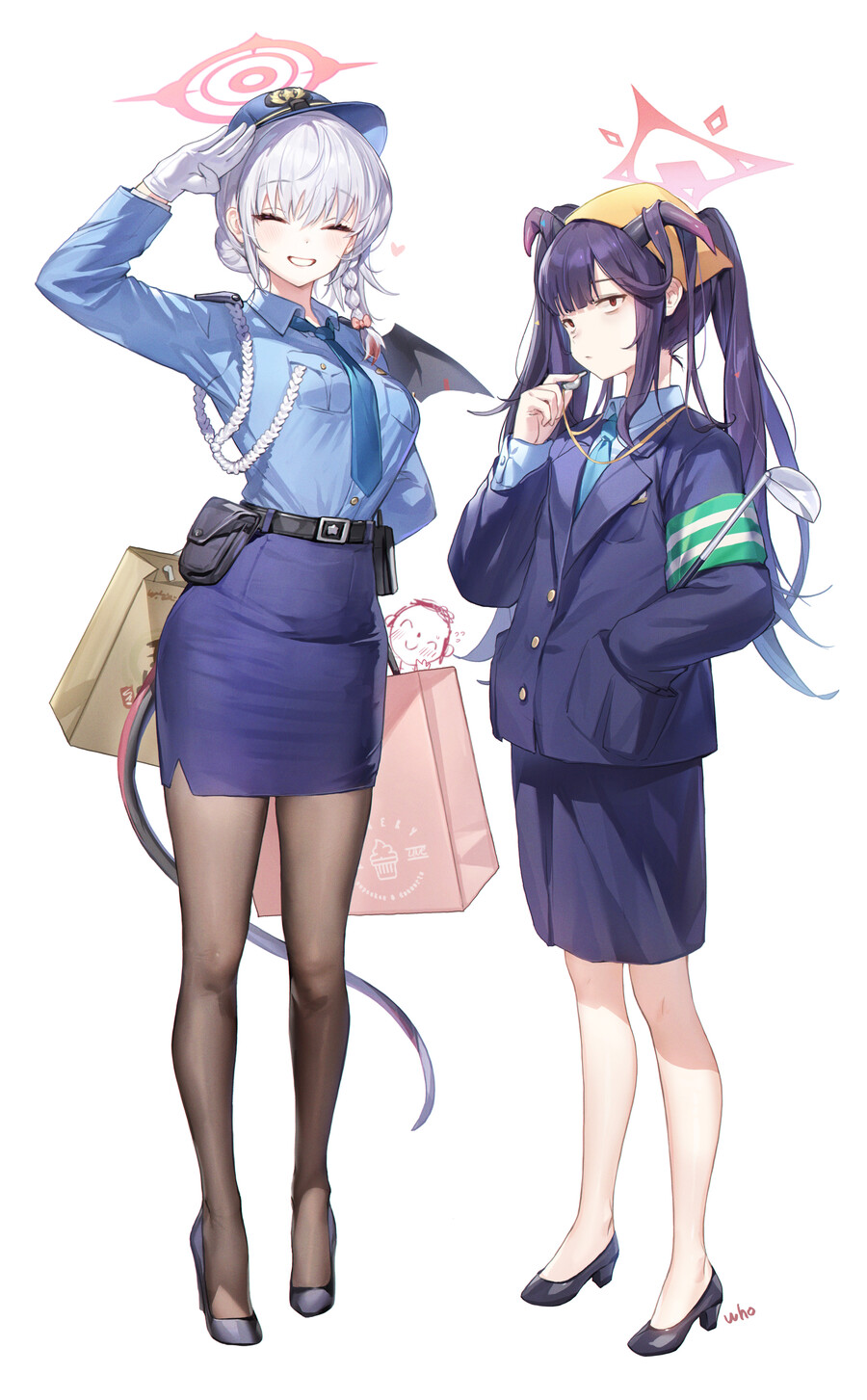 (블루아카) 하루나와 후우카 | 유머 게시판