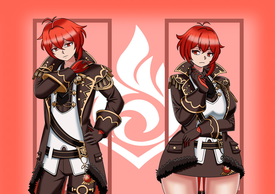 원신 원소별 좋아하는 남자 캐릭터 ts 시리즈 (불,전기,바위) | 유머 게시판 | RULIWEB