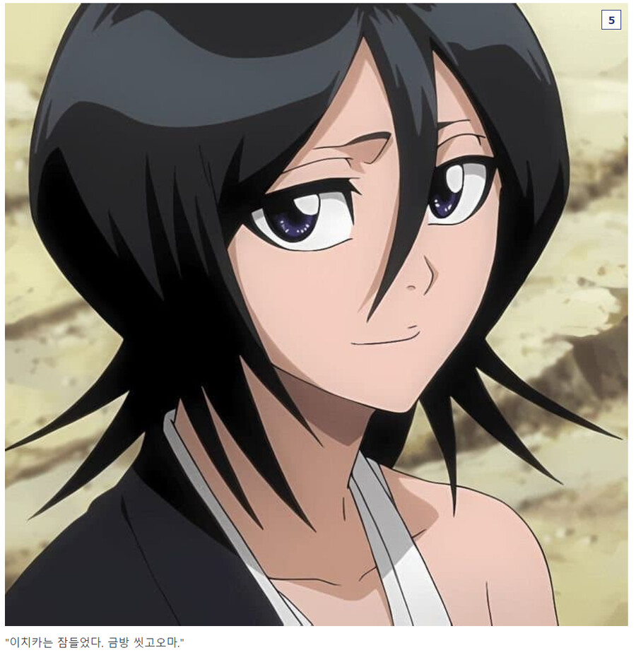 블리치) ??? : 루키아, 왔어...? ...이건 뭐야?" .jpg | 유머 게시판