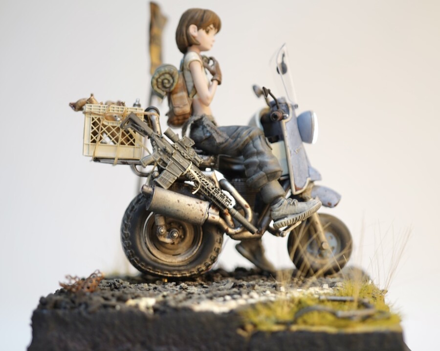 1/12 Junk Rider 완성(사진많음) | 프라모델 캐릭터모형 갤러리