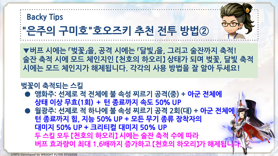 [어나더에덴] AC호오즈키 Backy Tips & 배경 화면 | 모바일 게임 정보