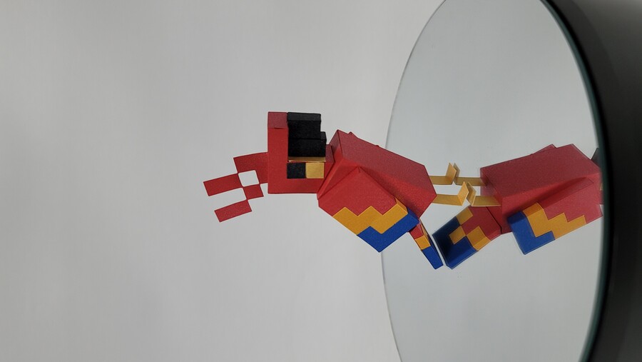 Papercraft minecraft parrot 페이퍼크래프트