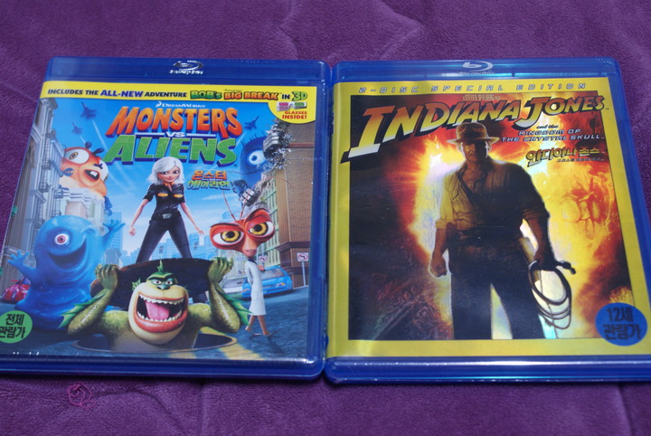 [BR] 몬스터 VS 에이리언와 증정 받은 블루레이 입니다. | BR/DVD 갤러리