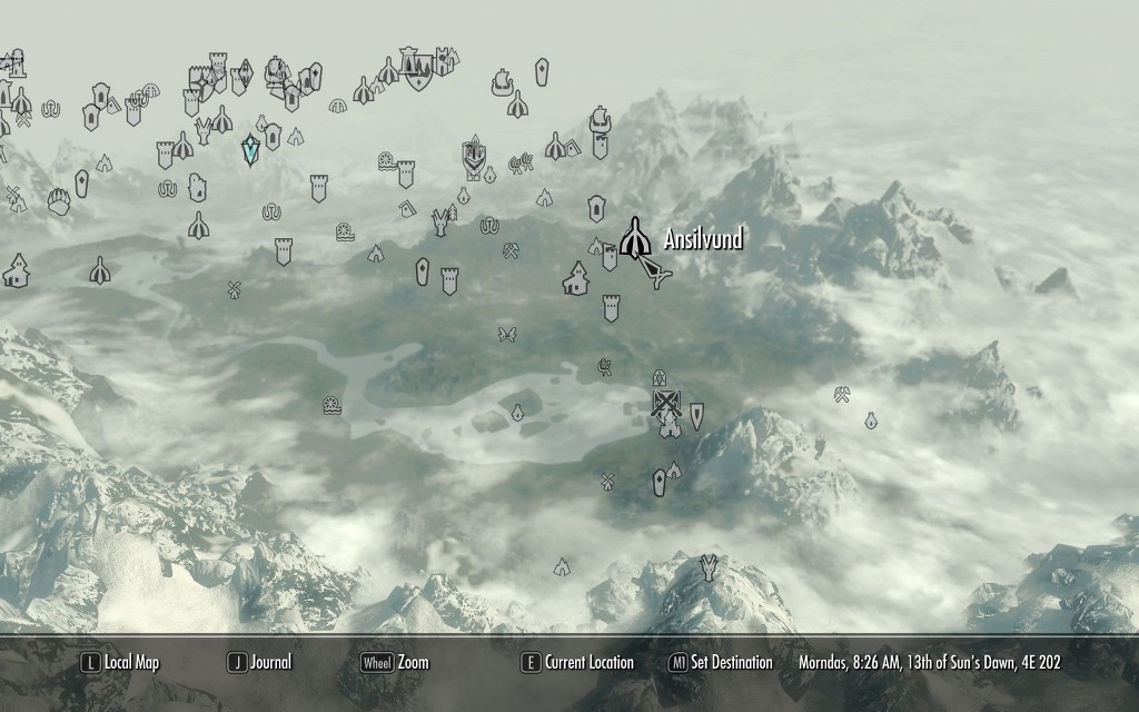 Unusual Gems (Stones of Barenziah) 24개 위치 샷. | 엘더스크롤 5: 스카이림