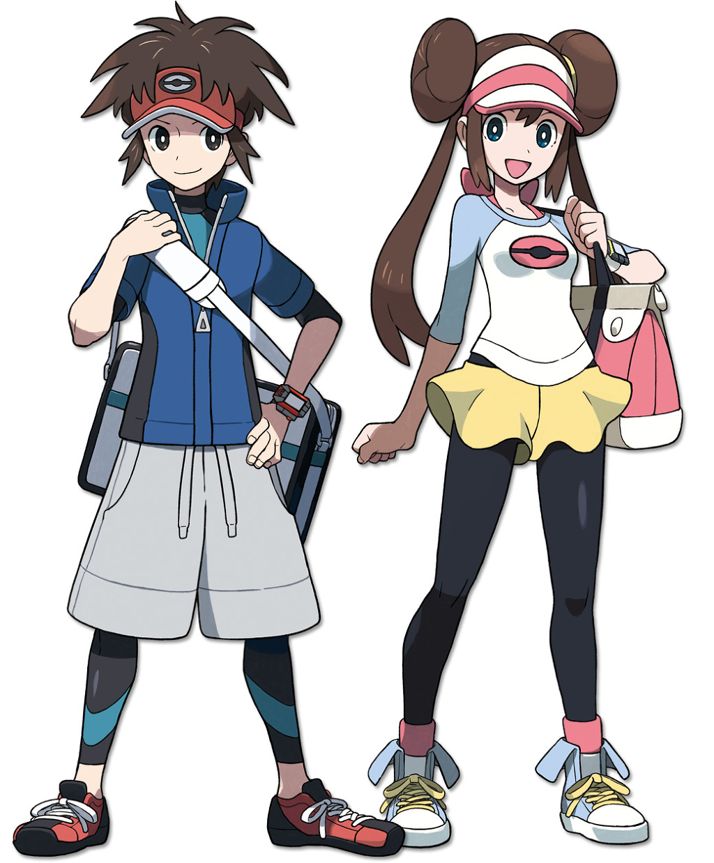 lt 포켓몬스터 BW2 gt 주인공 벨 체렌 고해상도 일러스트