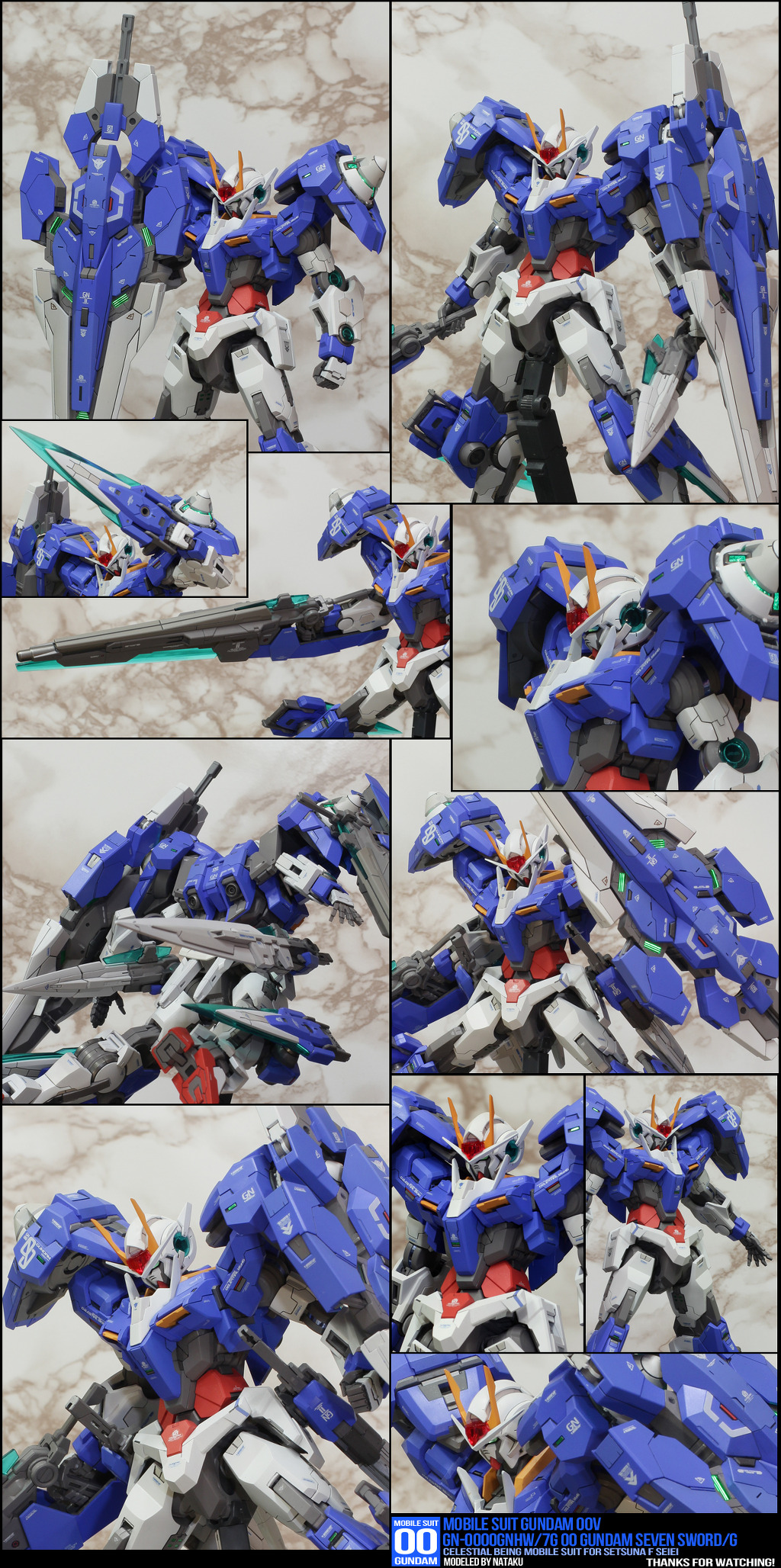 [브금][完成]MG GN-0000GNHW/7SG 더블오건담 세븐소드/G | 프라모델 캐릭터모형 갤러리