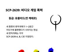 Scp-2639 ‘비디오 게임 폭력’. manwha | 유머 게시판