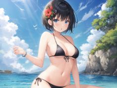 수영복깎는노인7 | AI 이미지 메이커 Beta | RULIWEB