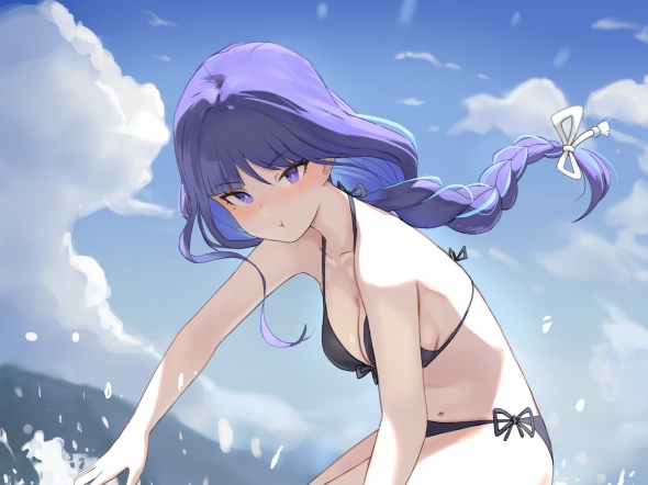 원신) 서핑하는 에이누나 | (백업)유머 게시판(2021-) | RULIWEB