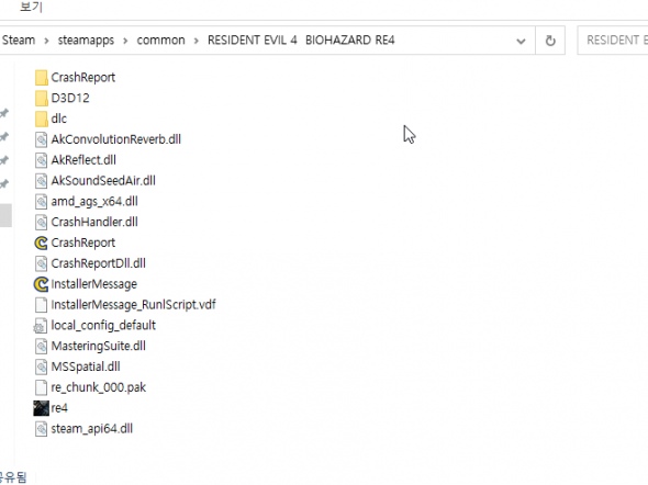 실행오류관련 질문 (추가) | 바이오 하자드 RE:4
