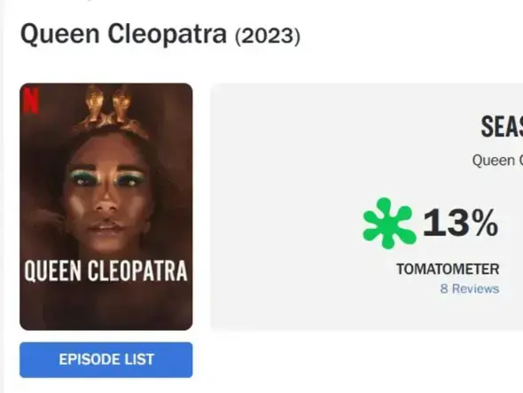 포브스) 퀸 클레오파트라가 TV 역사상 최악의 관객점수를 받다 | 영화 정보