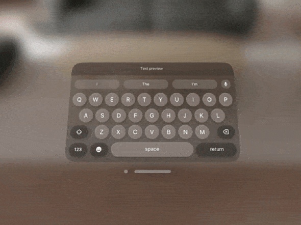 Apple의 Vision Pro 키보드 및 기타 컨트롤 자세히 살펴보기 | 애플 정보