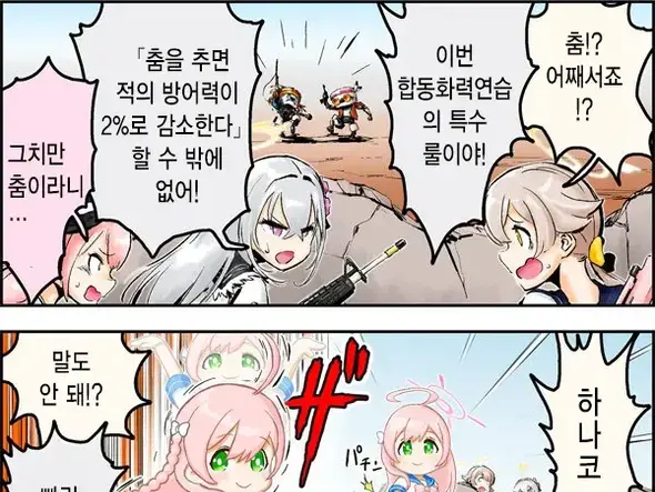 블루아카 마이클과 하나코 유머 게시판