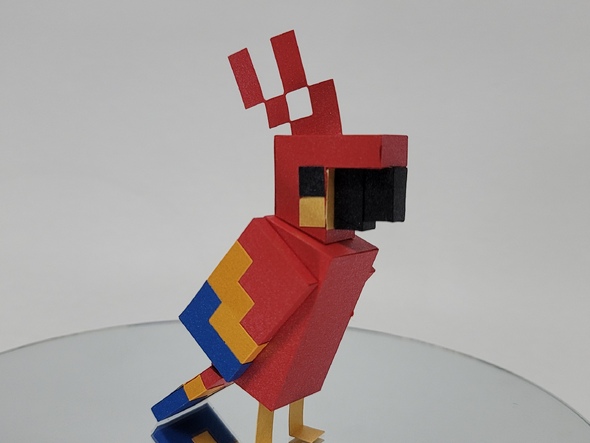 [Papercraft] minecraft parrot 페이퍼크래프트 | 프라모델 캐릭터모형 갤러리