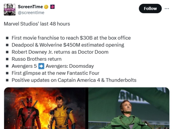 MCU) 48시간 동안 마블이 한 일 | 유머 게시판 | RULIWEB