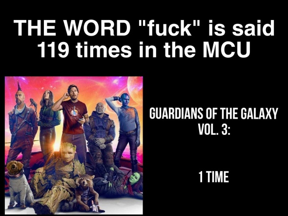 [MCU]에서 F-uck은 119번 나왔다.jpg | 유머 게시판 | RULIWEB