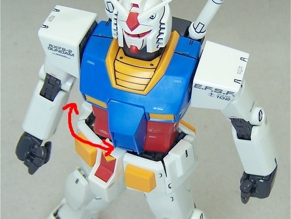 이제와서 보니 정말 까딱까딱 움직이는 정도였군요.(MG퍼건2.0) | 프라모델 이야기 | RULIWEB