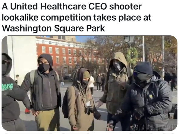 보험사 CEO 암살사건 후 뉴욕 근황.jpg | 유머 게시판 | RULIWEB