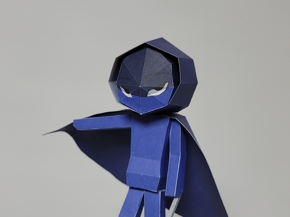 Papercraft sprunki jevin origami 스프런키 제빈 만들기
