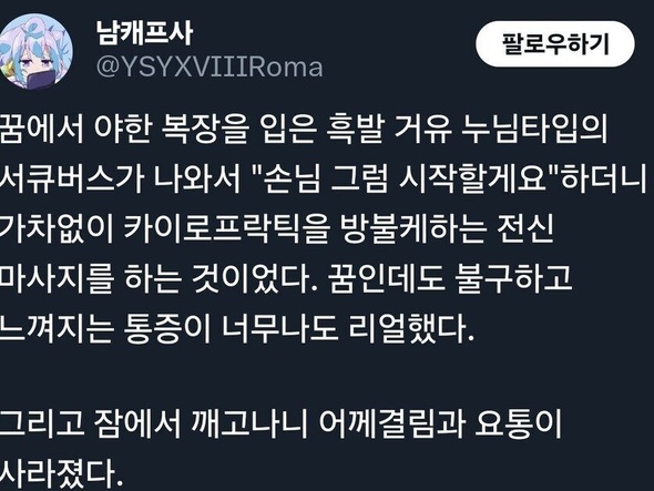 서큐버스의 마사지txt