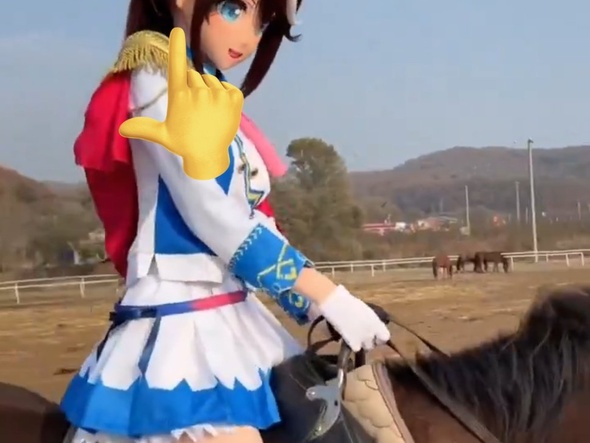 Video of horse daughter Teo cosplay and riding experience – Archyde